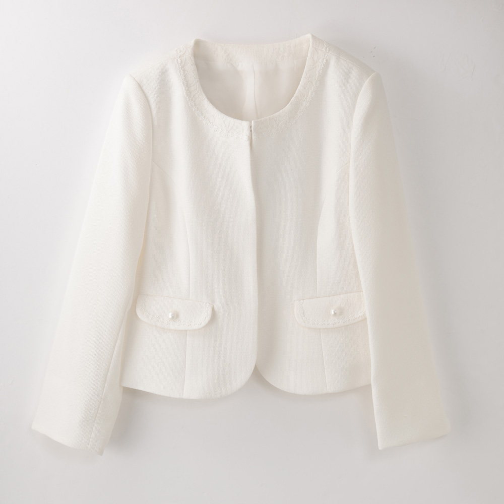 大きいサイズノーカラーJK&レースOP付き2JKスーツ | イオン北海道 eショップ